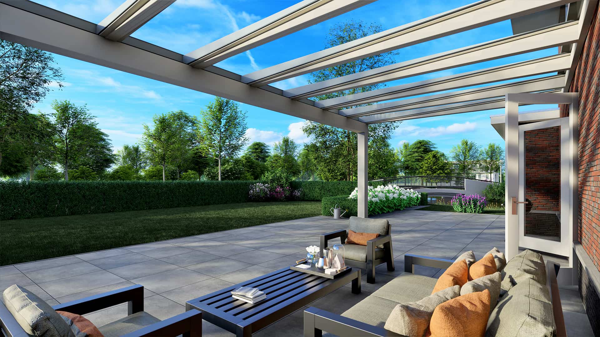 Aluminium overkappingen op maat [8 keuzes] - ZonEx Enschede